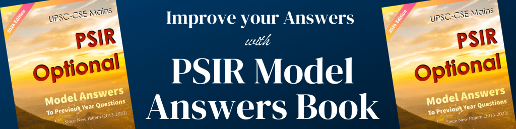 PSIR Optional Previous Year Questions, Answers and Topic-Wise Analysis ...