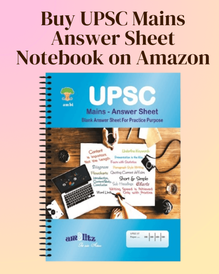 UPSC Mains Answer Sheet - Politics for India